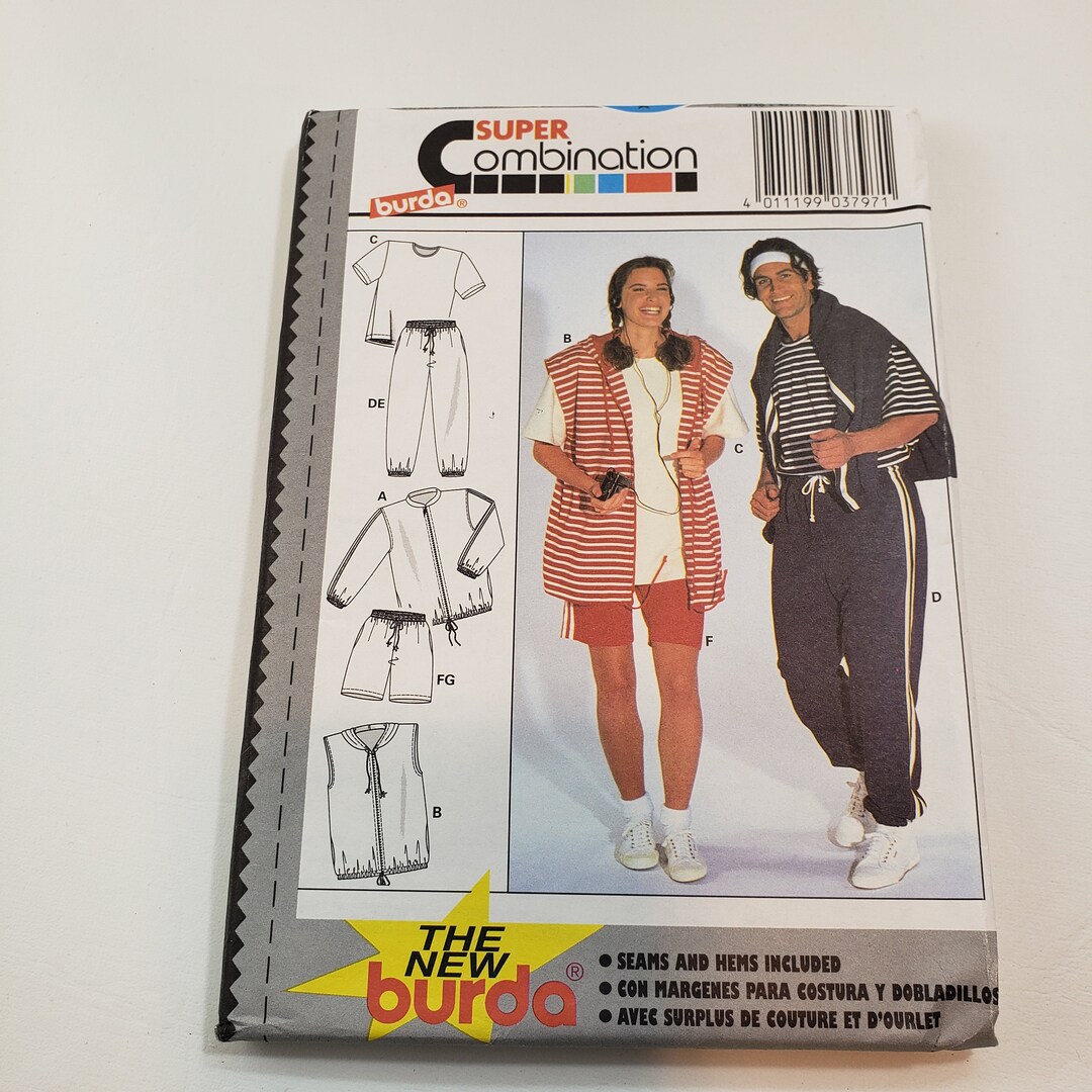 Burda 3797 Sewing Pattern Super Combination. Top, Pants,shorts Shirts ...