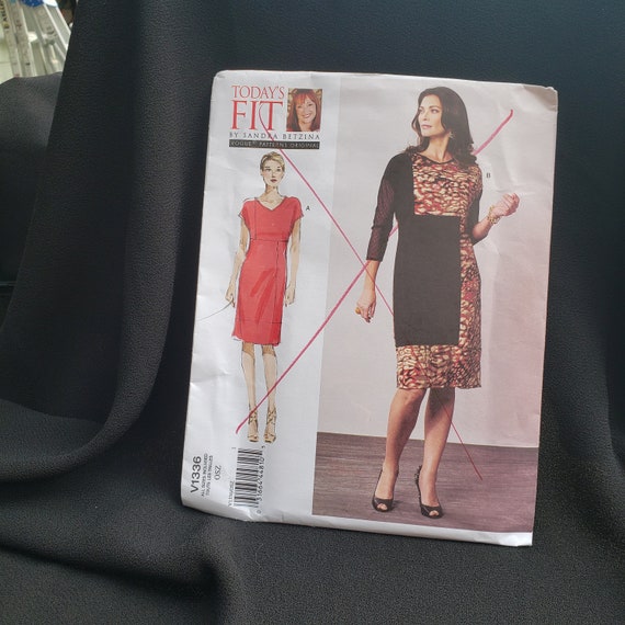 Vogue 1336 Sewing Pattern Loose-fitting Pullover Dress - Etsy
