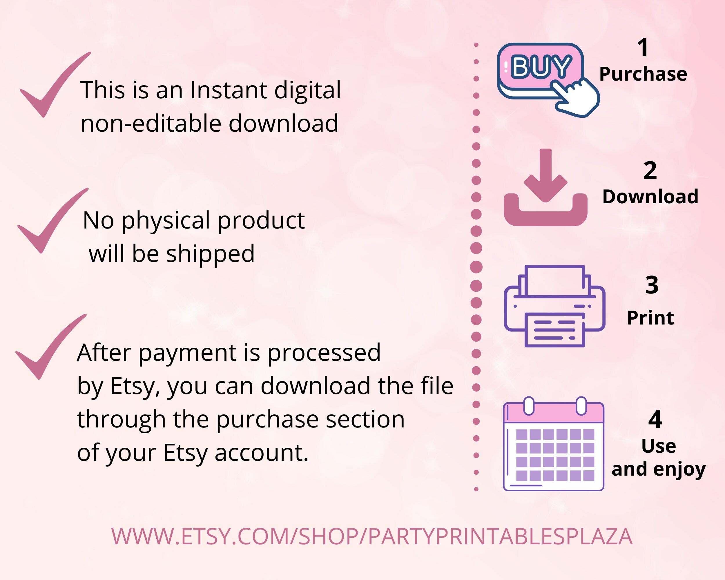 PRINTABLE 2024 FLORAL CALENDAR Digital Download Blossom Theme Planner ...