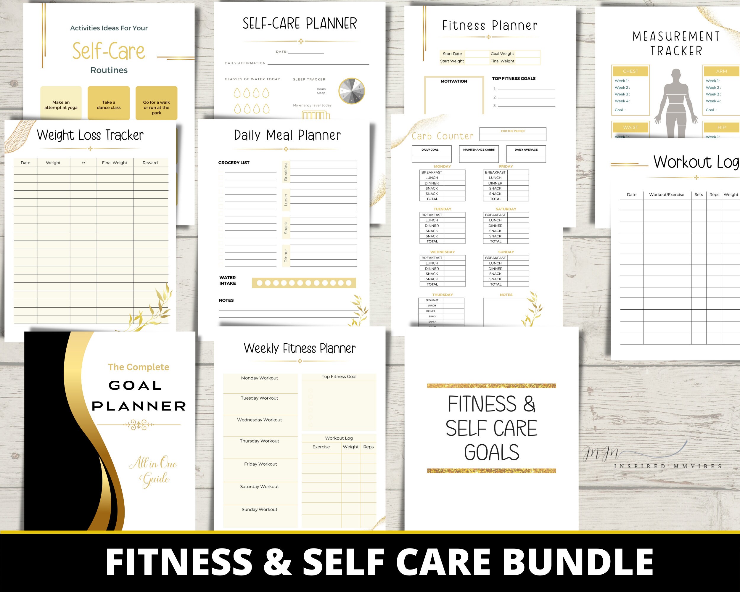 Goal Planner Goal Tracker, SMART Goals, Daily, Weekly, Monthly, Yearly ...