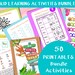 Learning Activities, Kids Fun Learning Game Bundle, First Alphabet Book ...