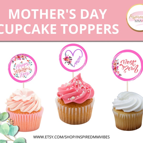 Cupcake Topper Tags - Etsy