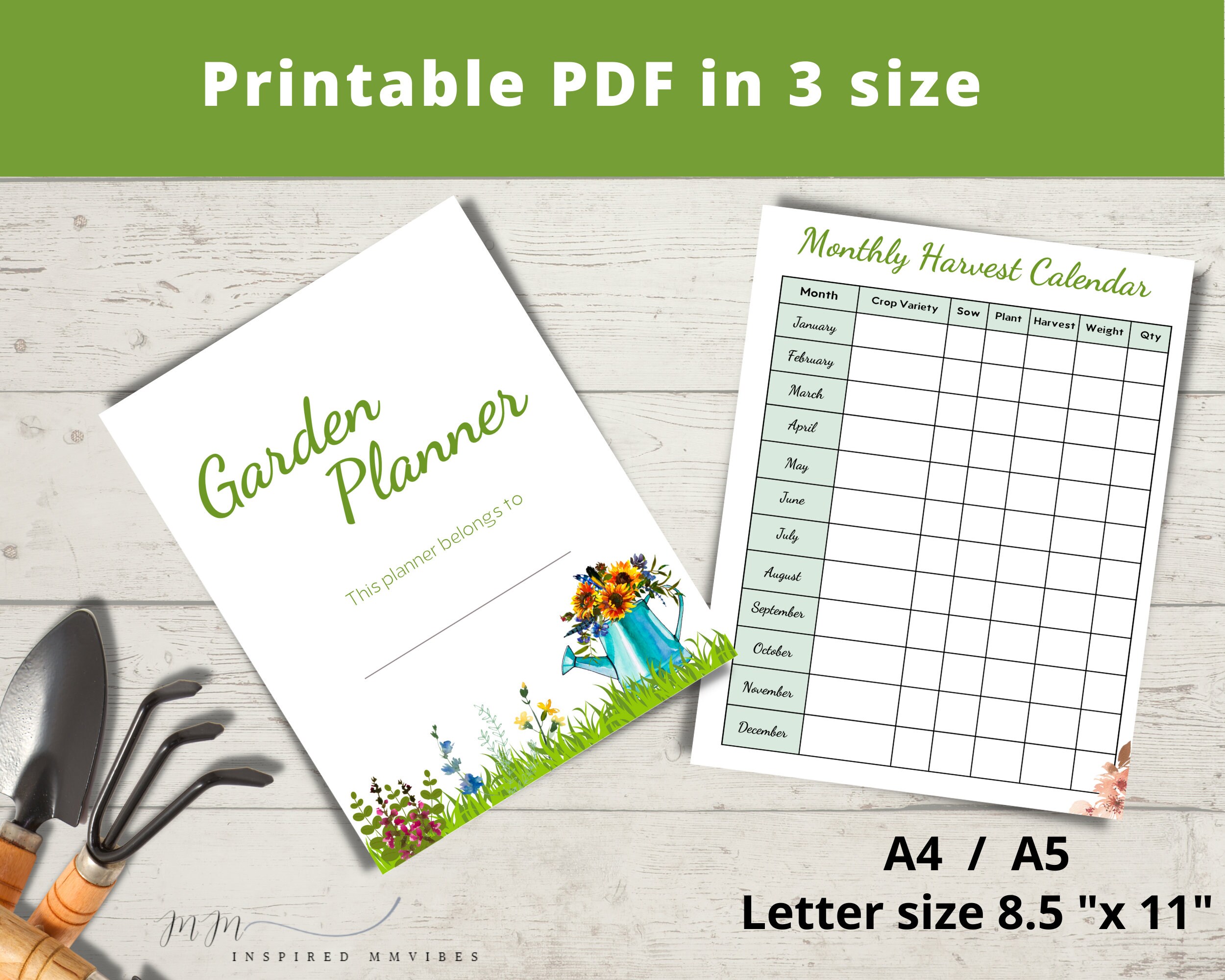 Garden Planner, Homestead Printable Planner, Seed Inventory, Garden ...