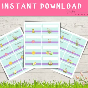 Easter Charades Family and Friends Fun Game Cards/ Ester Printable ...