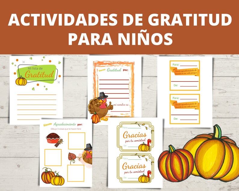 Planificador Para La Fiesta De Acción De Gracias, PDF Descargable ...