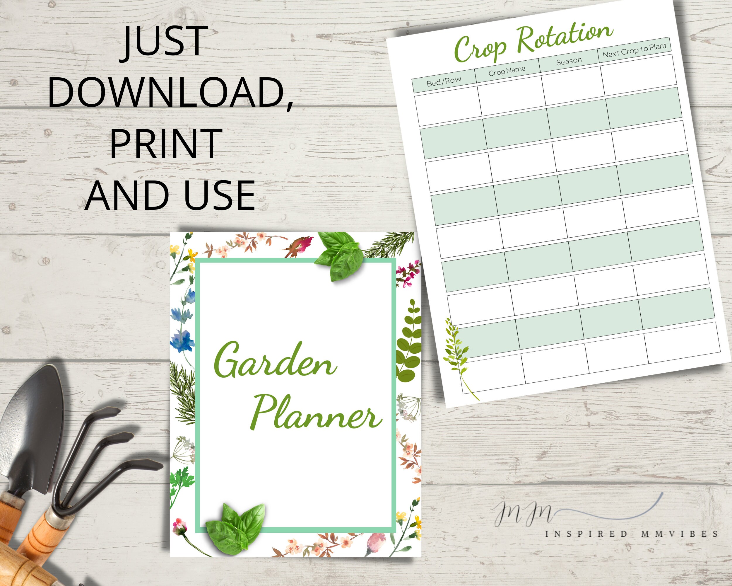Garden Planner, Homestead Printable Planner, Seed Inventory, Garden ...