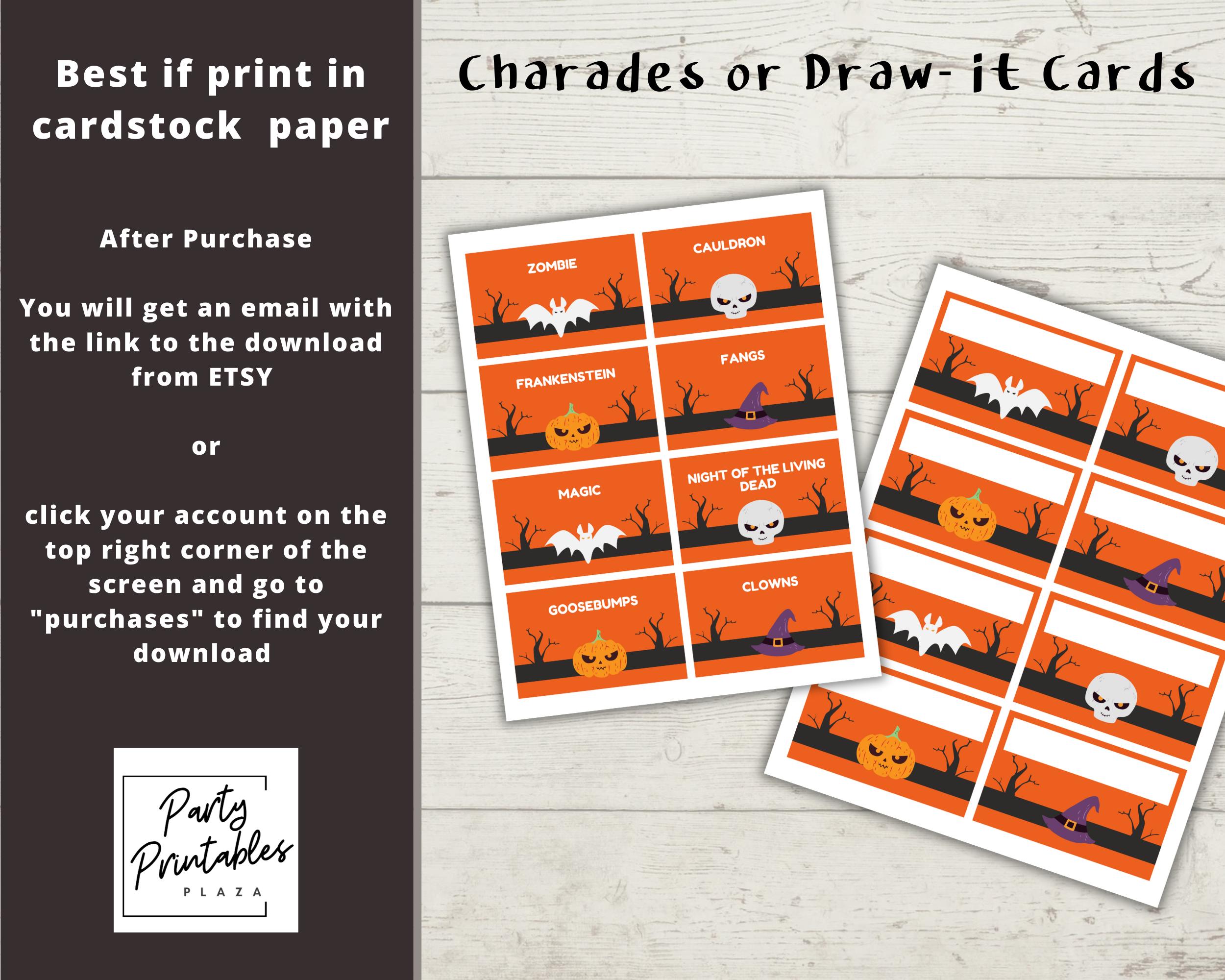 Halloween Party Games Printable Bundle, Halloween Party Activities ...