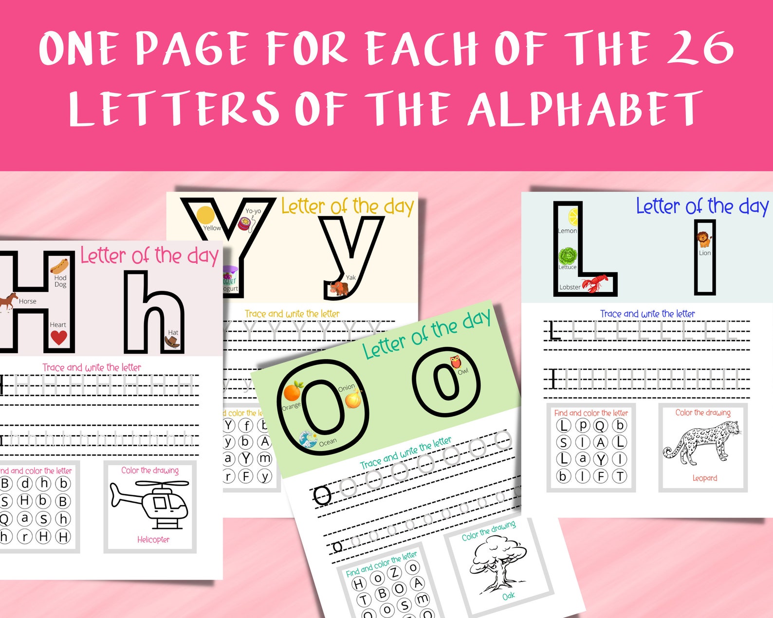 Learning Activities, Kids Fun Learning Game Bundle, First Alphabet Book ...