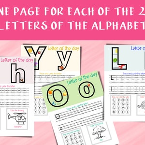 Learning Activities, Kids Fun Learning Game Bundle, First Alphabet Book ...