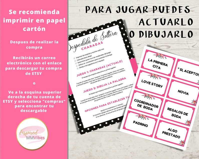 Despedida De Soltera Juegos, Games, Charadas, Juegos Despedida De ...