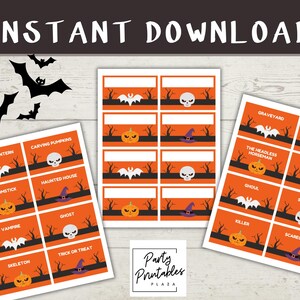 Halloween Party Games Printable Bundle, Halloween Party Activities ...