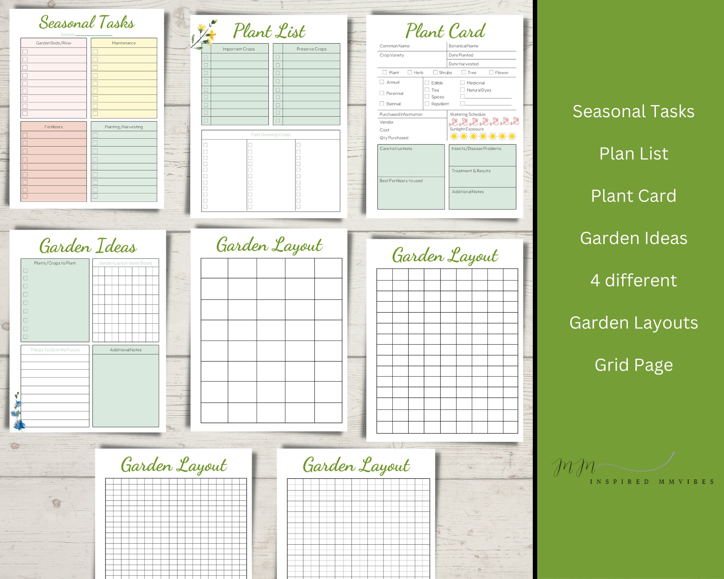 Garden Planner, Homestead Printable Planner, Seed Inventory, Garden ...