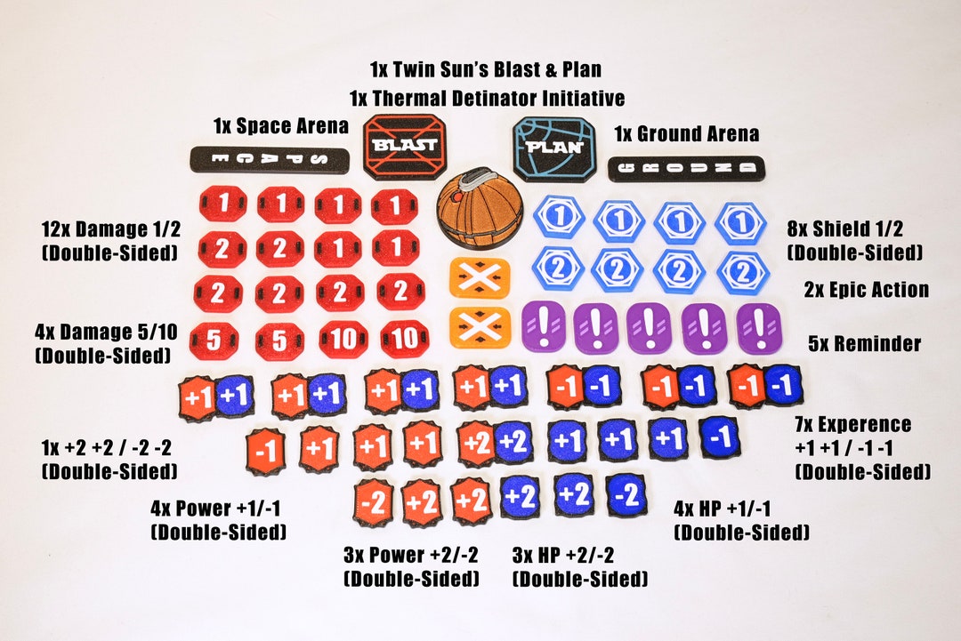 58 Piece Star Wars Unlimited TCG Tokens many Double-sided - Etsy