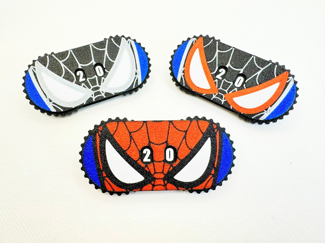 Spider-man Life Counter Tracker Dial Thing Filled With Magnets - Etsy