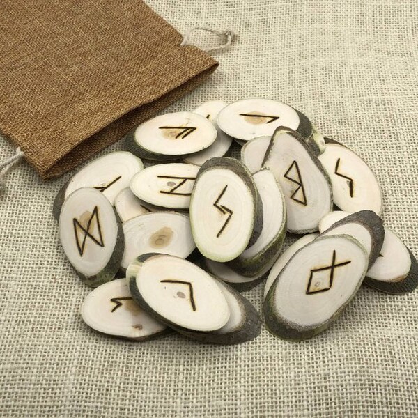 Wooden Runes - Etsy