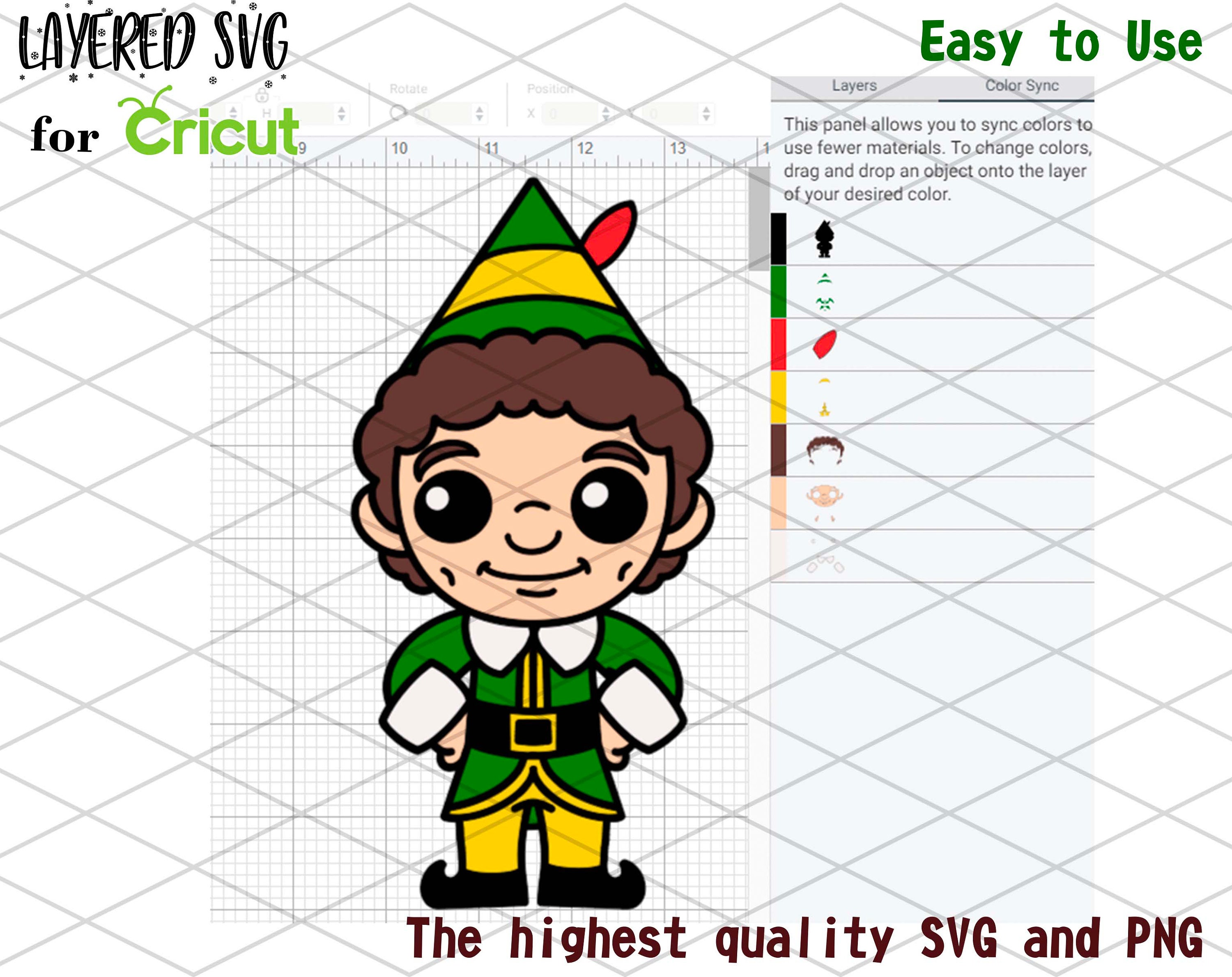 Elf SVG Bundle for Cricut Layered Svg Christmas Svg - Etsy