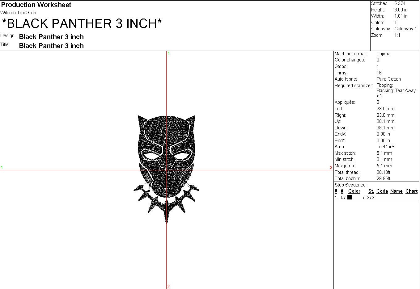 Black Panther Machine Embroidery Designs 4 Sizes - Etsy