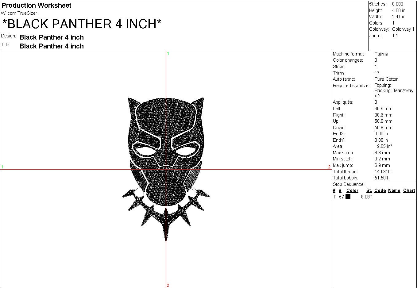 Black Panther Machine Embroidery Designs 4 Sizes - Etsy