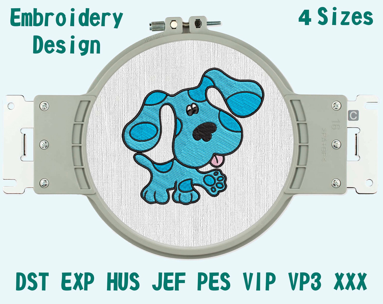 Blues Clues Machine Embroidery Designs 4 Sizes Embroidery - Etsy