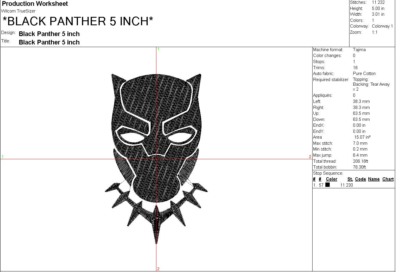 Black Panther Machine Embroidery Designs 4 Sizes - Etsy