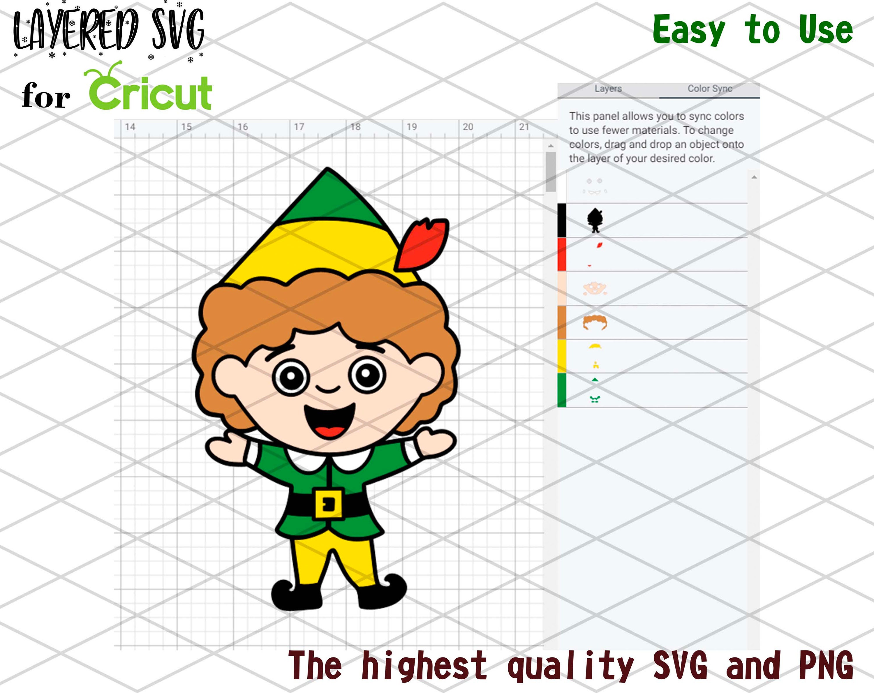 Elf SVG Bundle for Cricut Layered Svg Christmas Svg - Etsy
