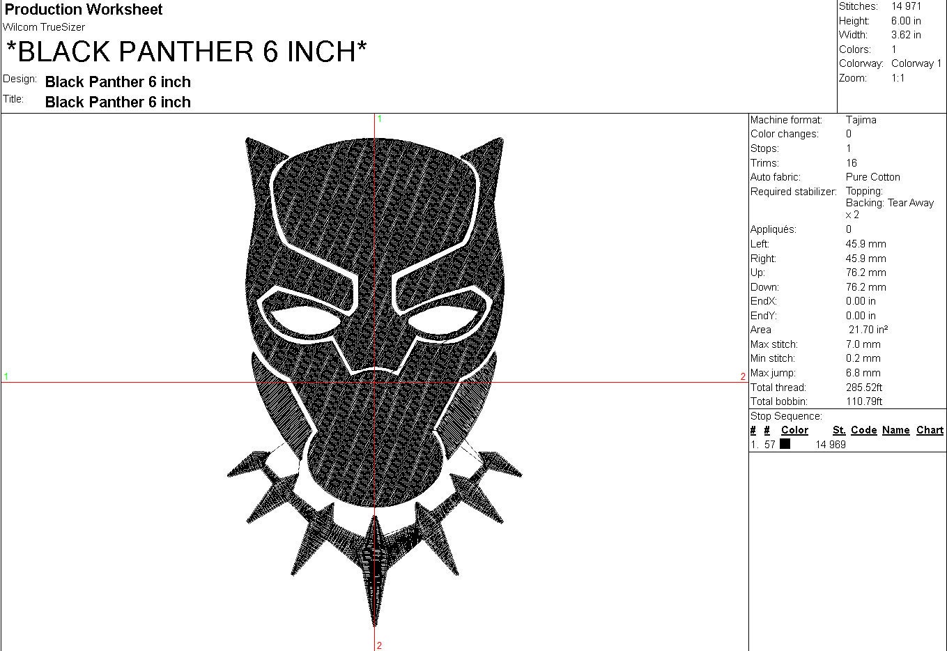 Black Panther Machine Embroidery Designs 4 Sizes - Etsy