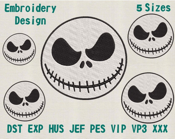 Jack Machine Embroidery Designs 5 Sizes Embroidery File - Etsy
