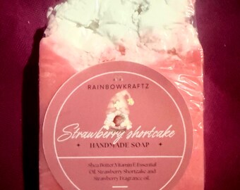 Strawberry Shortcake PRE-ORDER, Cold Process Soap, Valentines Day Soap ...