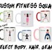 Custom Fitness Squad Gift Idea. Gym Workout Mug, Dumbell Kettlebell ...