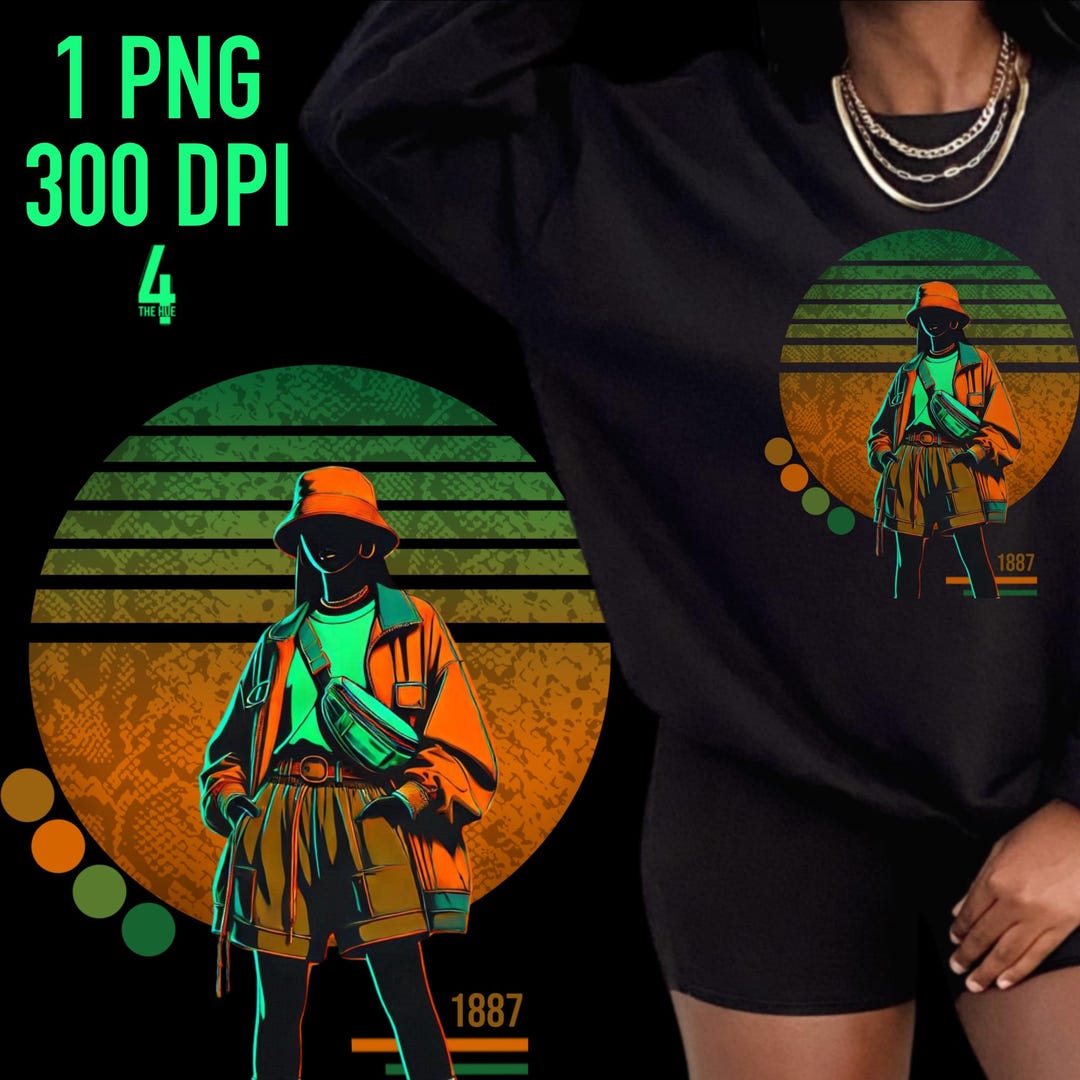 Orange & Green Rattler HBCU PNG File for Sublimation or DTF - Etsy