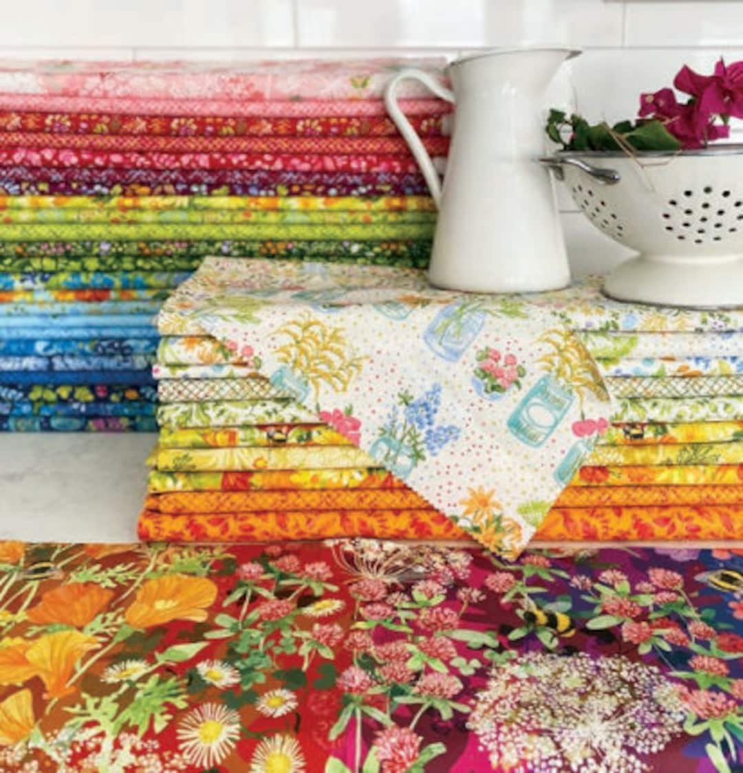 Moda's wild Blossoms by Robin Pickens, Quilt Fabric Collection, Sold by ...