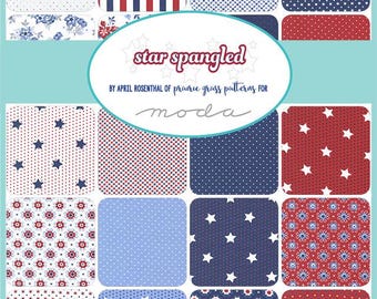 Star Spangled Quilt Kit by April Rosenthal of Prairie Grass Patterns ...