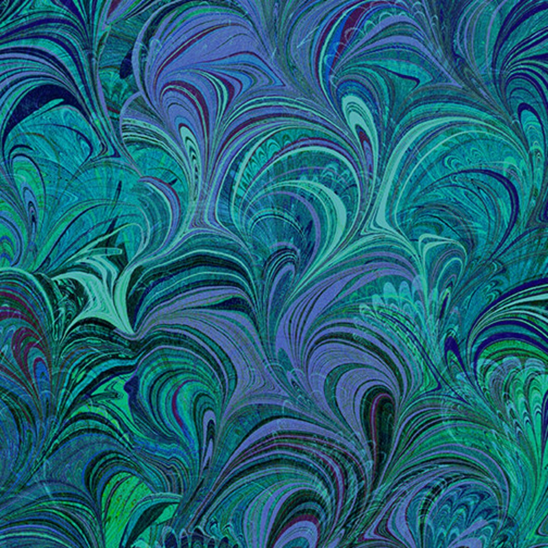 Benartex 108 Inch Wide Quilt Fabric in Cosette Dark Teal - Sold by the ...