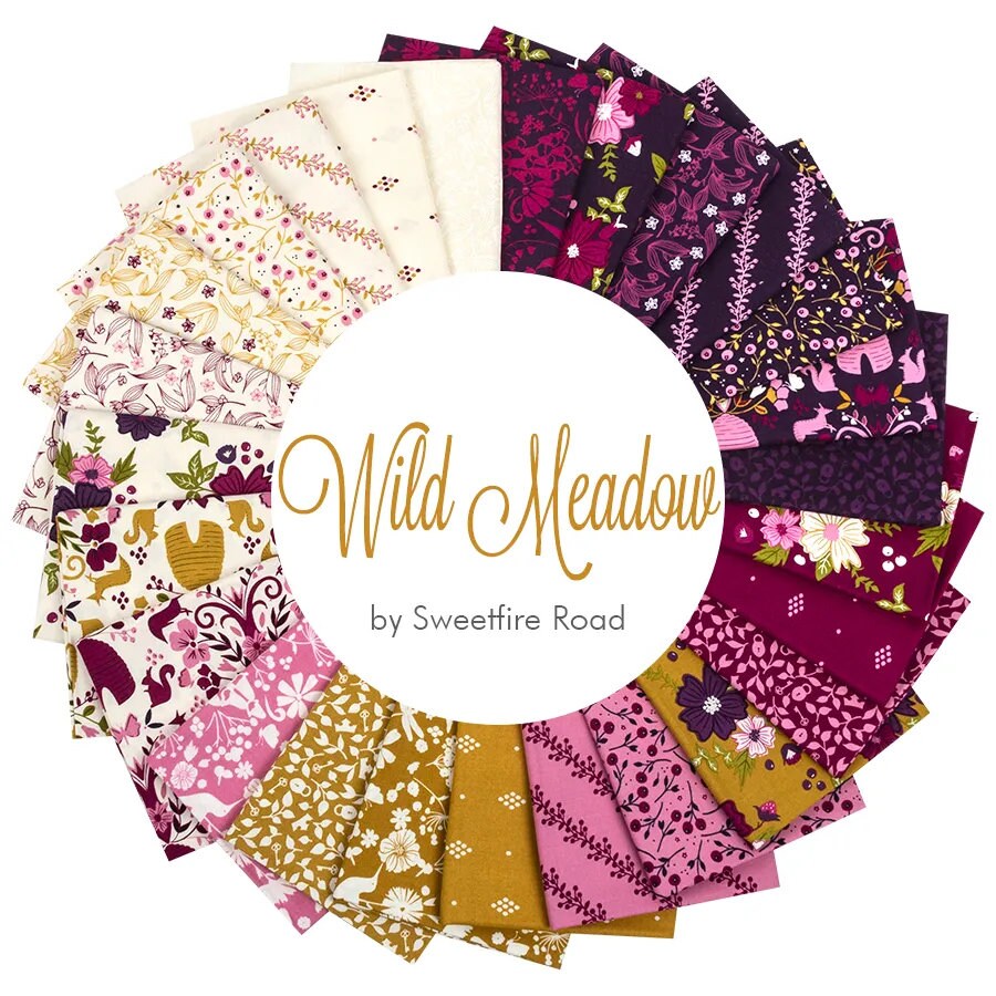 Moda's wild Meadow by Sweetfire Road, Sold by the ONE YARD BUNDLE - Etsy