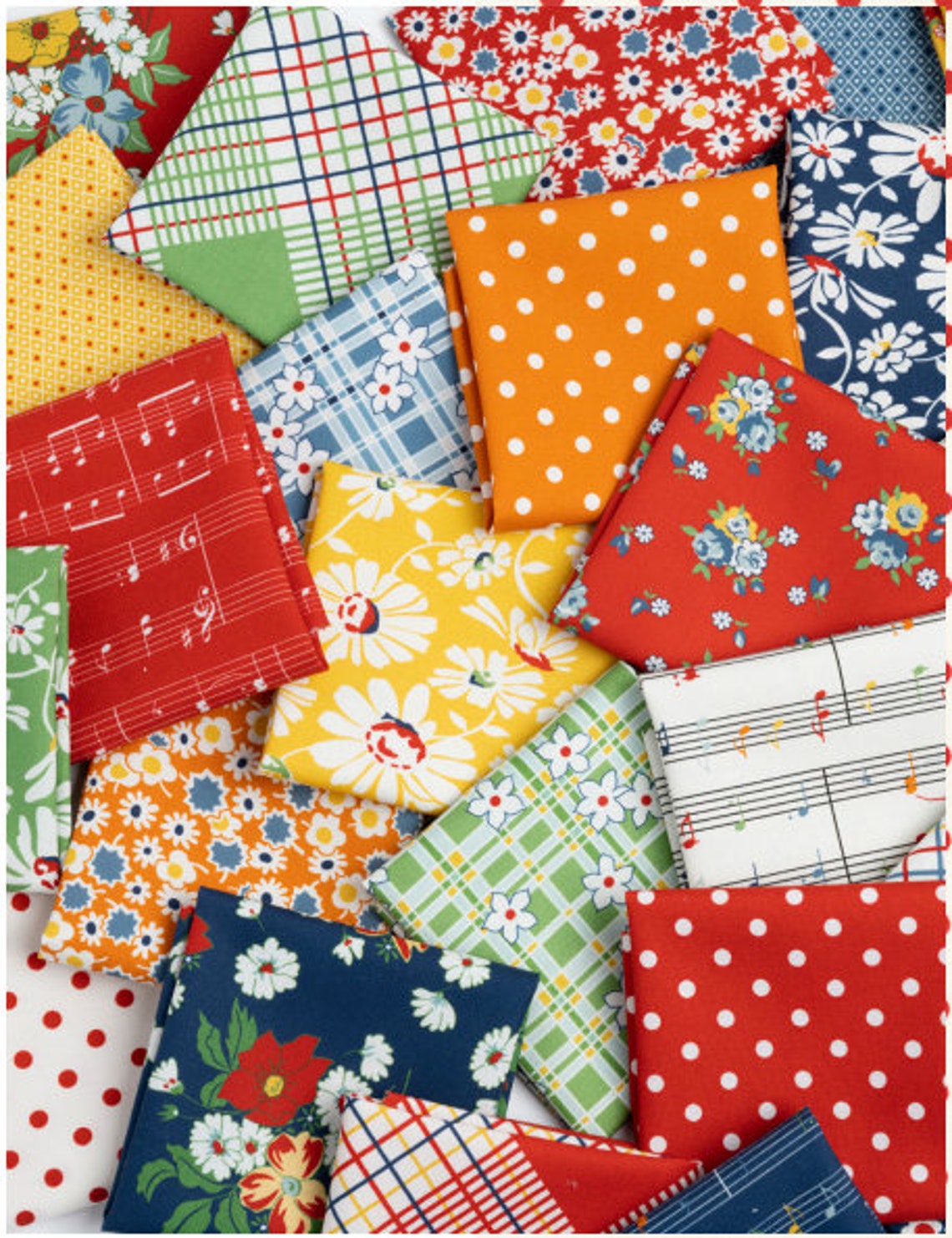 Moda's "sweet Melodies" by American Jane Quilt Fabric Collection, Sold ...