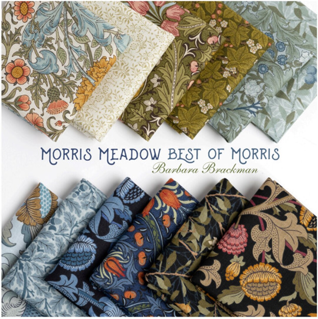 Moda's morris Meadow Quilt Fabric Collection by Barbara Brackman, Sold by the YARD - Etsy