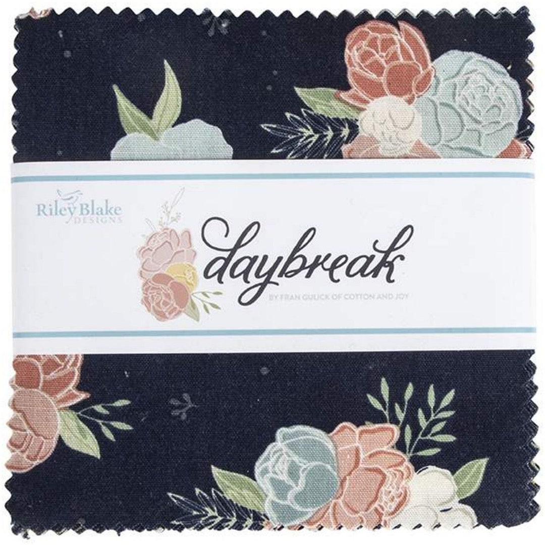Riley Blake's "daybreak" by Fran Gulick Charm Pack (42 - 5 Inch Squares ...