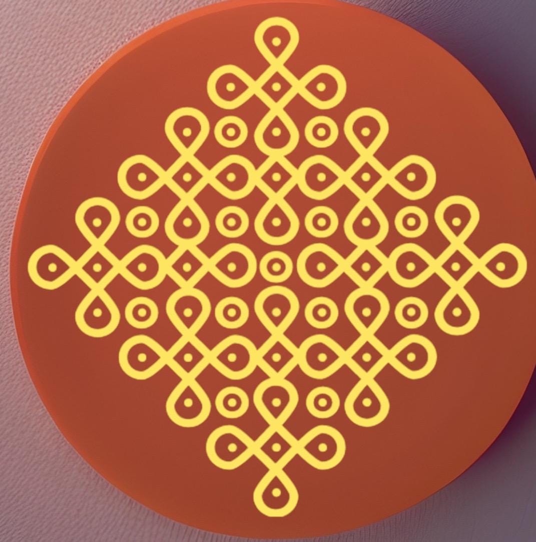Various Kolam/kolam Border Vinyl Stickers/decals for Pot/pooja Decor ...