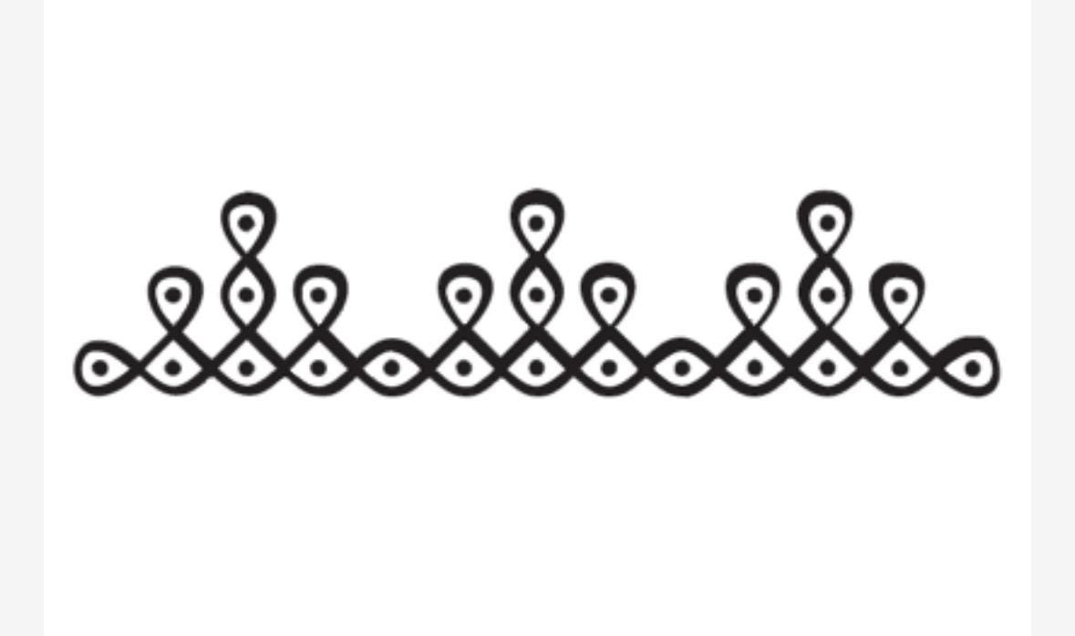 Various Kolam/kolam Border Vinyl Stickers/decals for Pot/pooja Decor ...