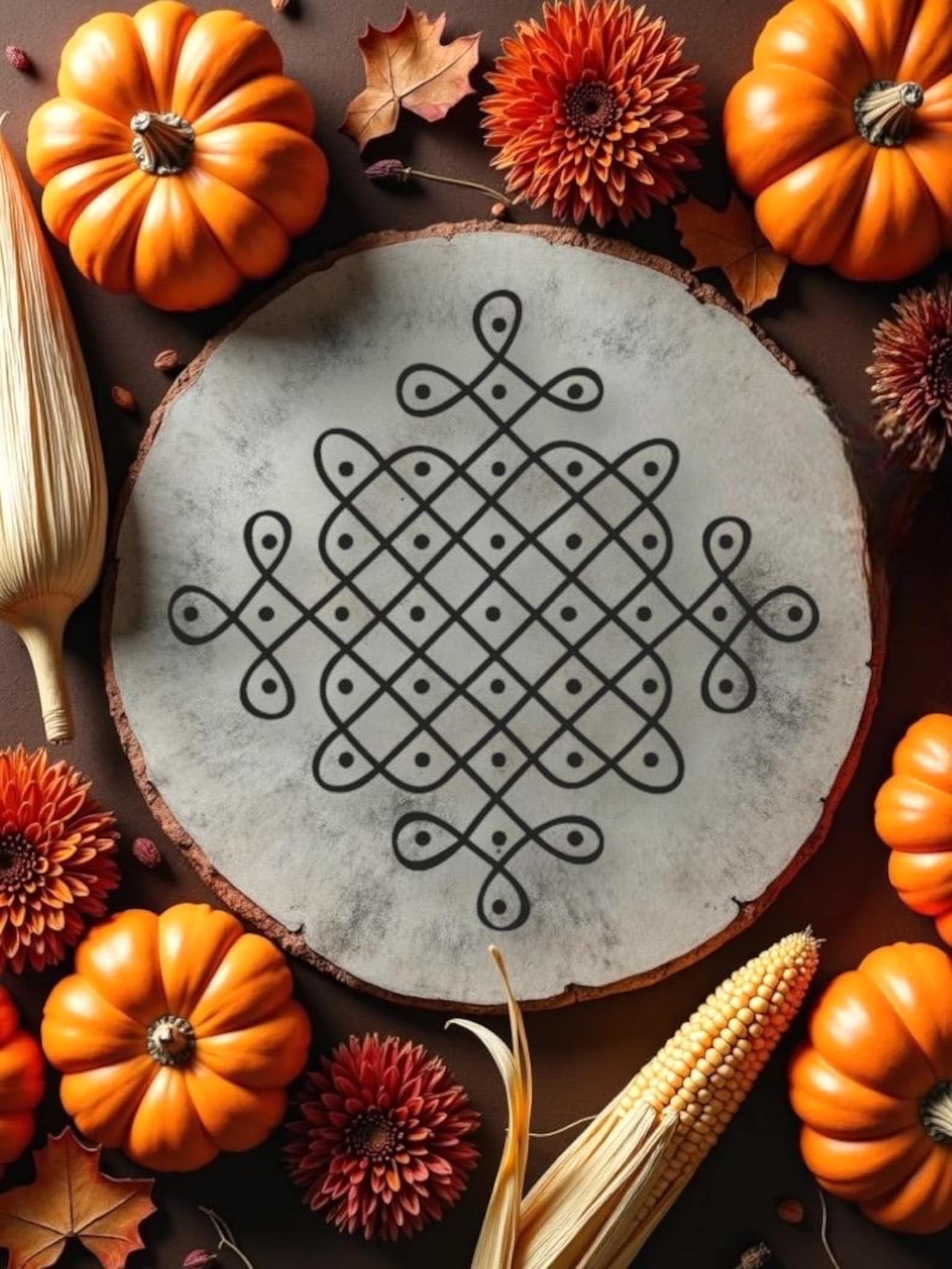 Various Kolam/kolam Border Vinyl Stickers/decals for Pot/pooja Decor ...