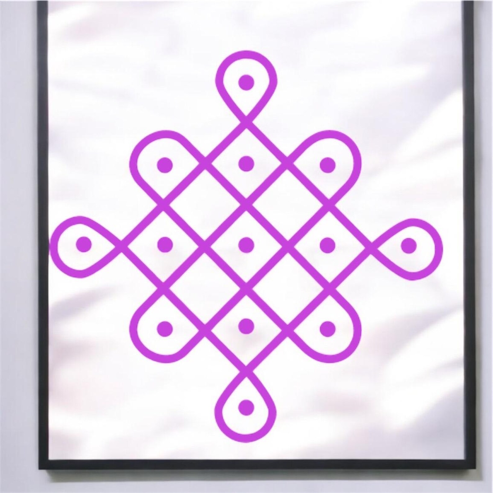 Various Kolam/kolam Border Vinyl Stickers/decals for Pot/pooja Decor ...