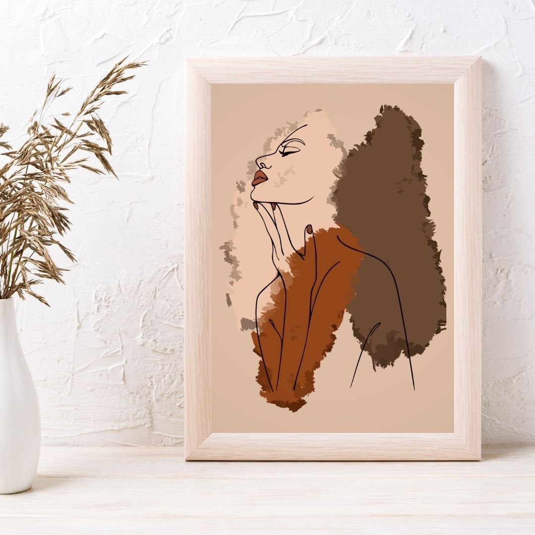 Chic Line Art Women Poster | Trendy Minimalist Line Art Designs | Wall ...