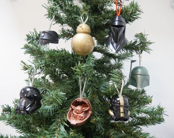 Star Wars Death Star Inspired Christmas Tree Ornament With - Etsy