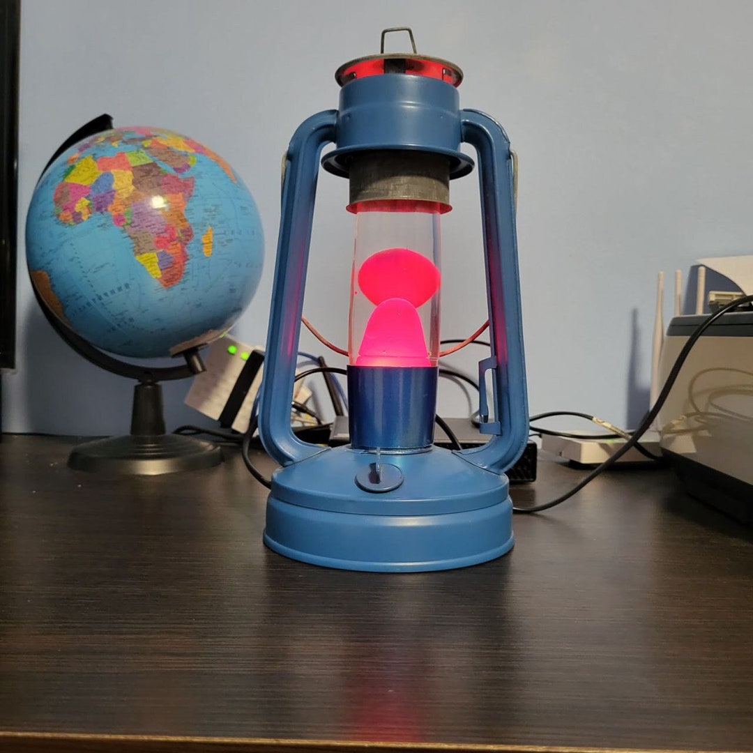 Desktop Lava Lamp Lamp Hand Robots Kerosene Lamp Blue Lamp Relaxation ...