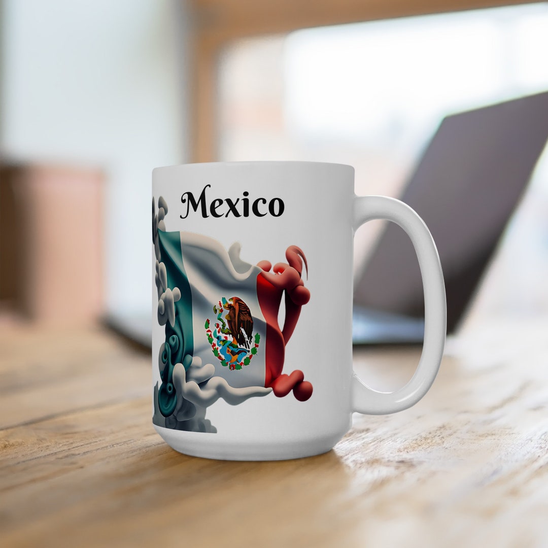 Mexico Flag Mug, Bandera De Mexico,coffee Mug for Mexico, I'm From ...