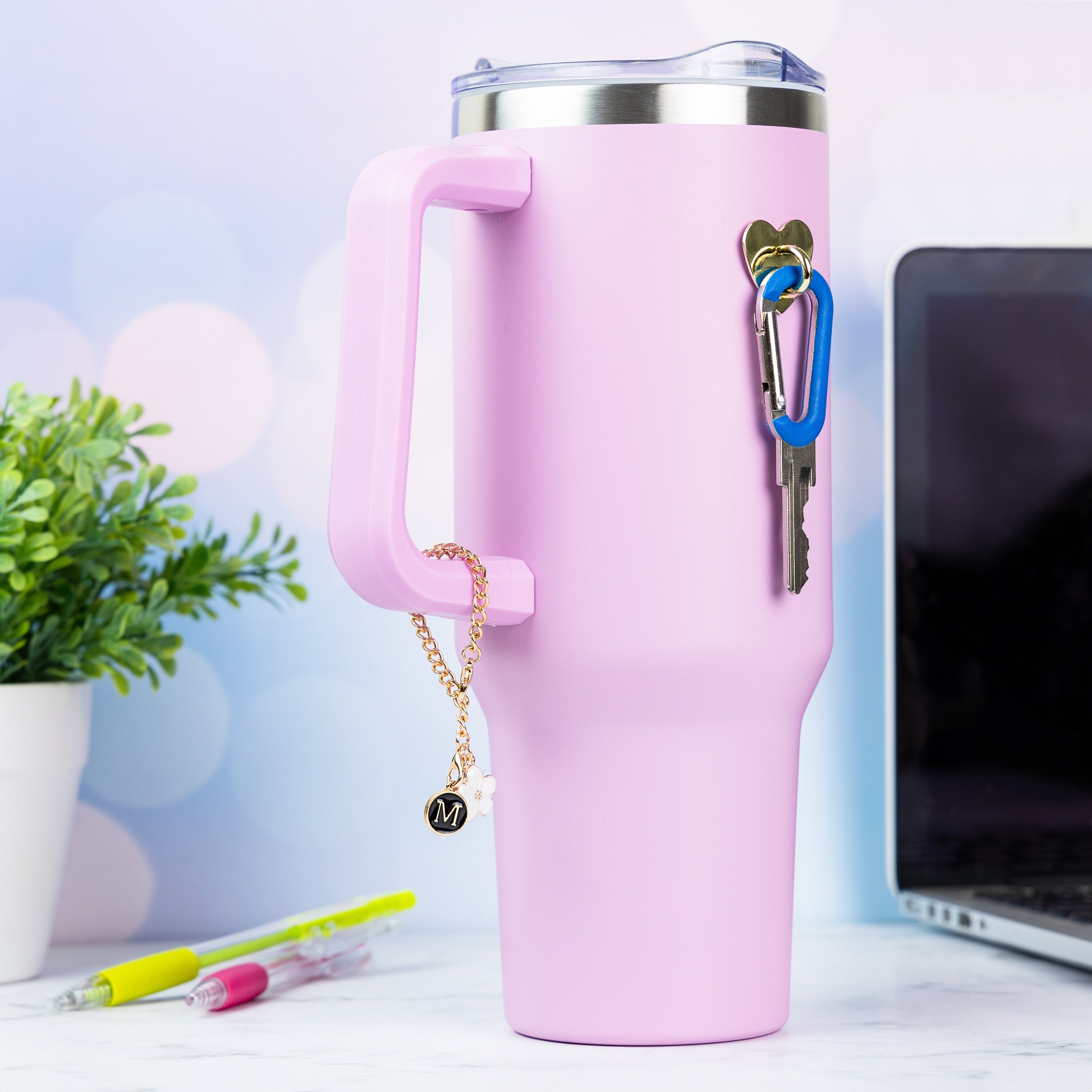 Stanley Cup Water Bottle Charms With Keyring Holder. Stanley ...