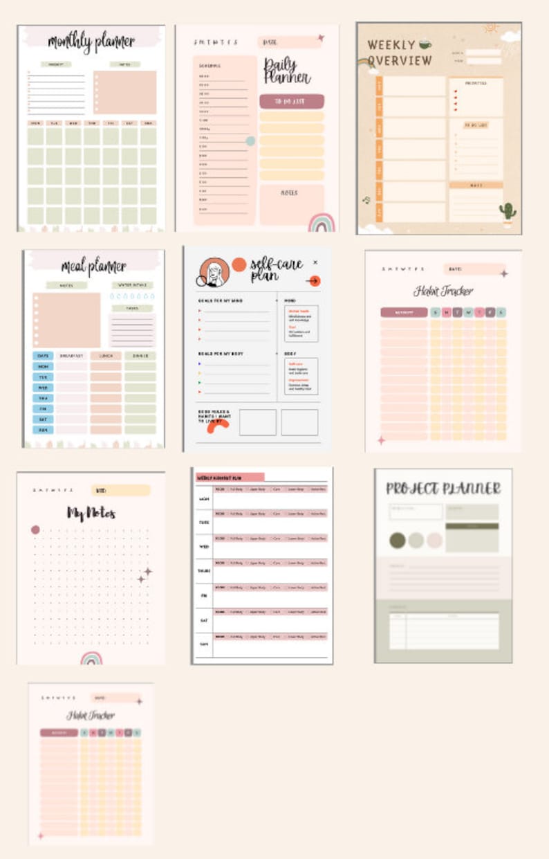 The Ultimate Planner for Women. Productivity Planner - Etsy
