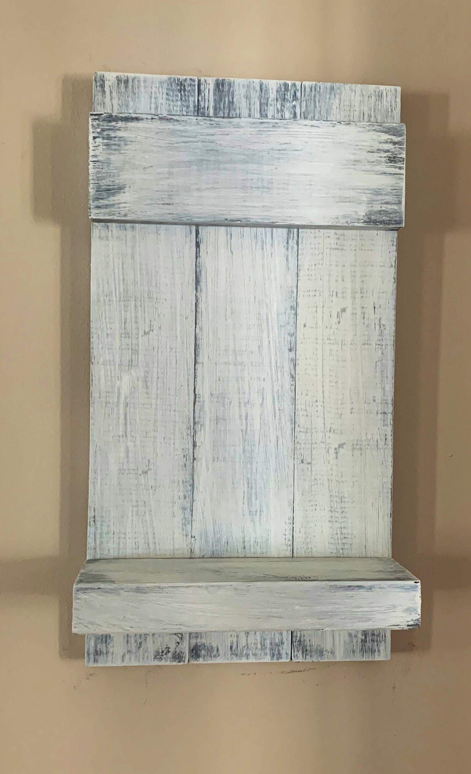 Farmhouse Shutter / Shelf - Etsy