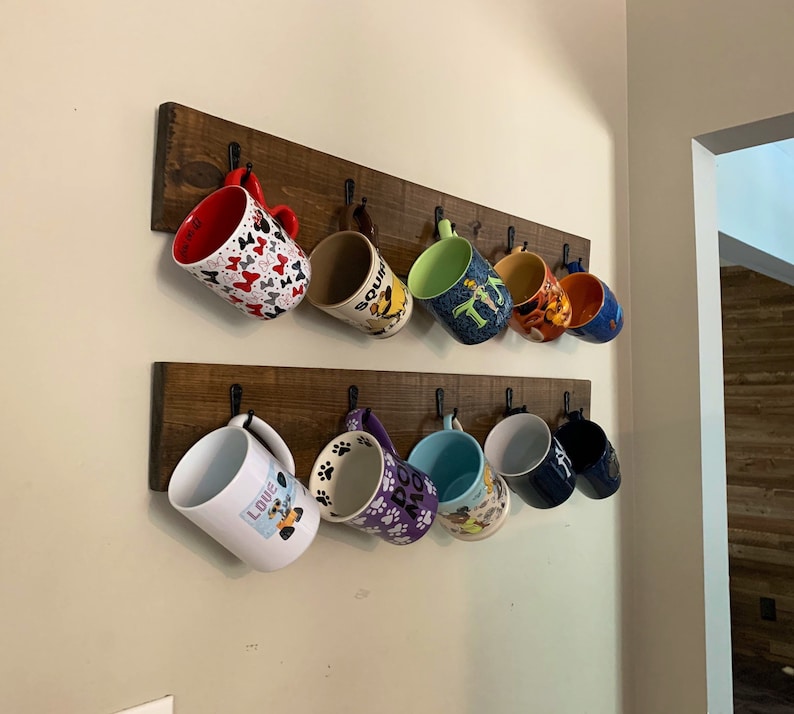 Coffee Mug Display Rack - Etsy