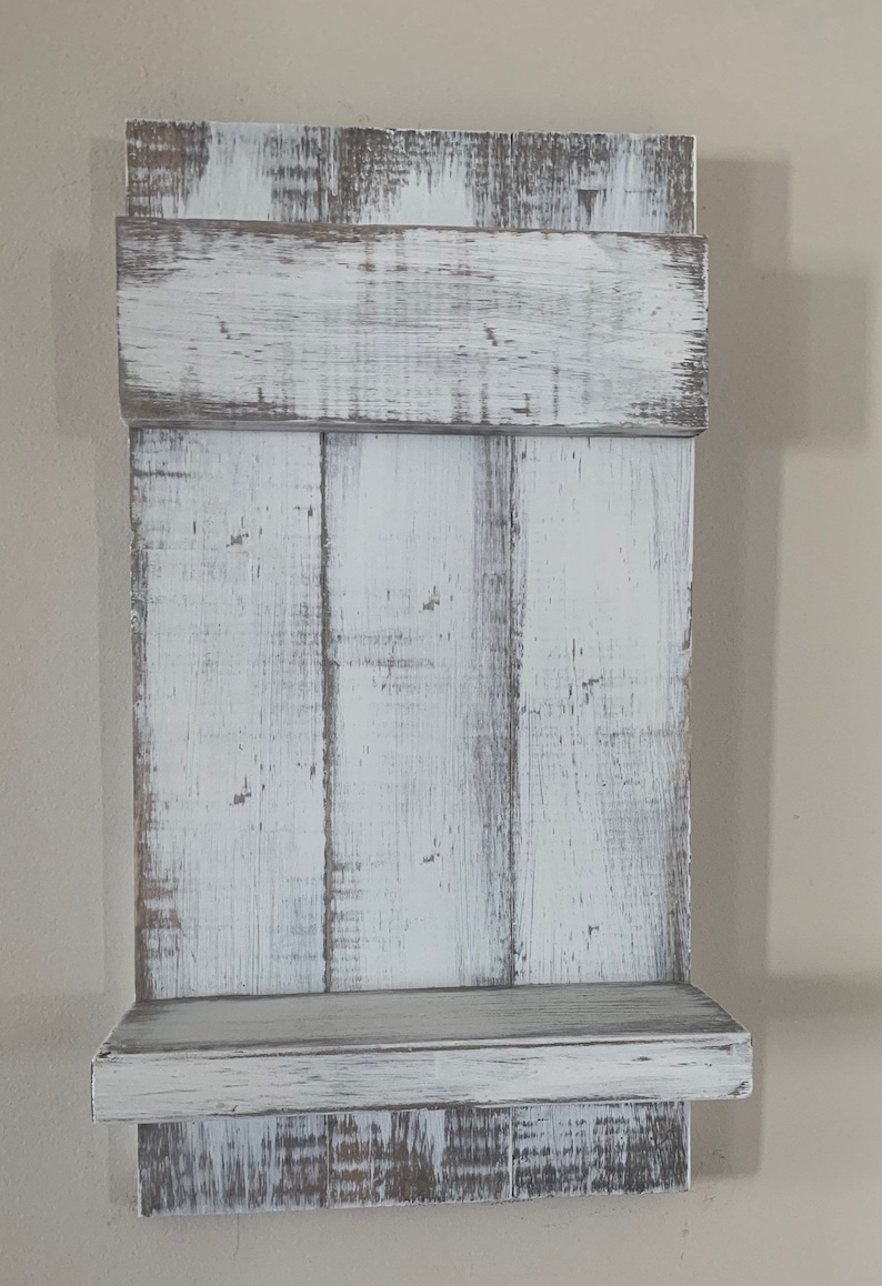 Farmhouse Shutter / Shelf - Etsy